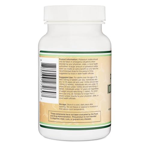 potassium supplement for emergency preparedness