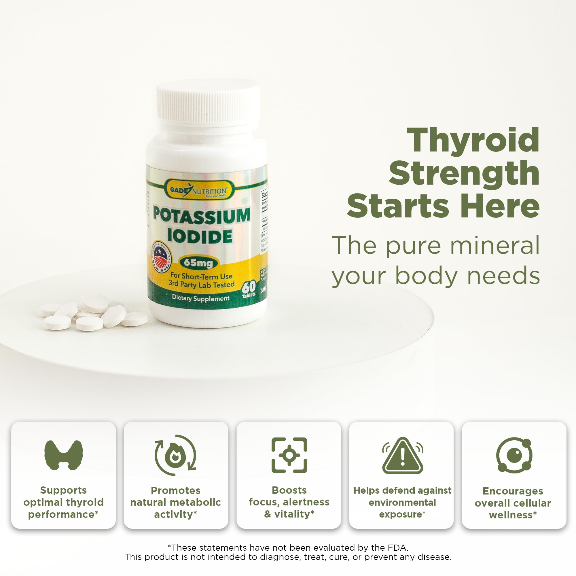 Potassium supplement for energy support