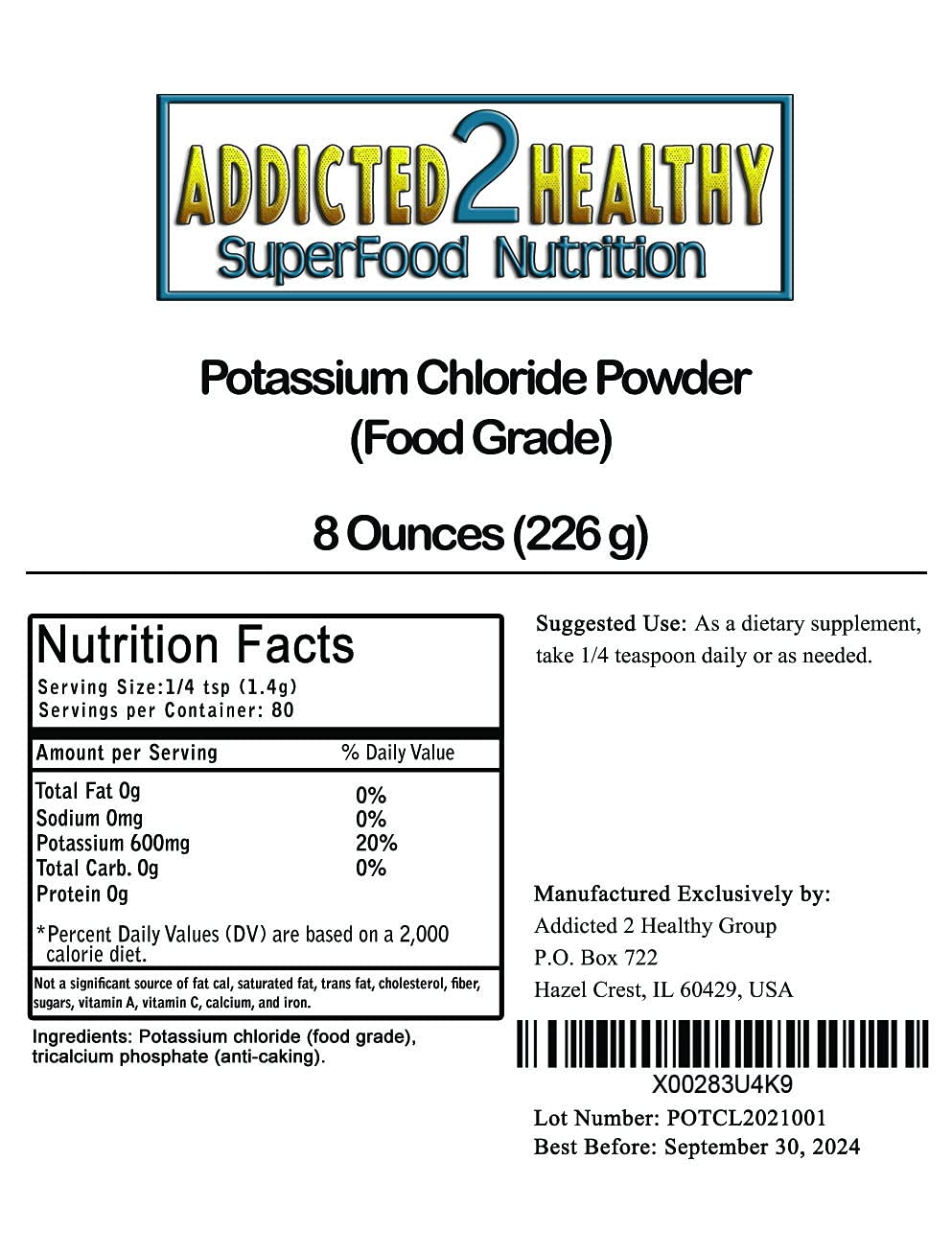 potassium supplement for health