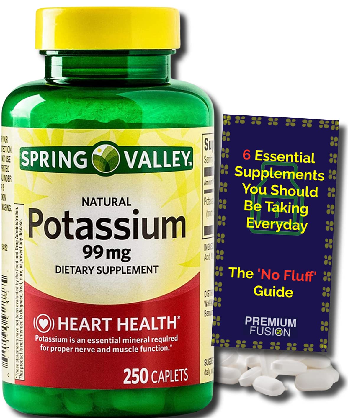 Potassium supplement for heart health