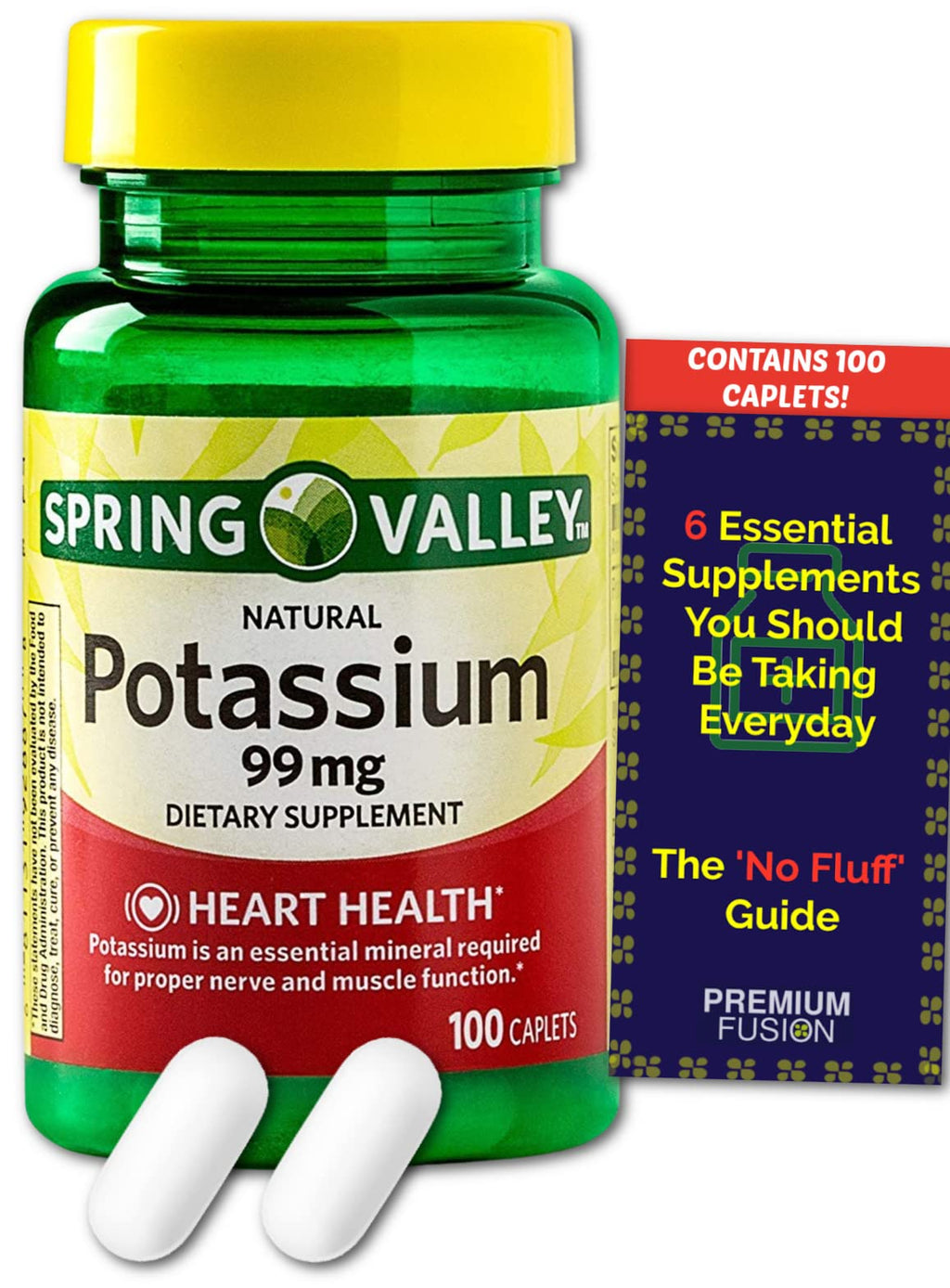 Potassium supplement for heart health