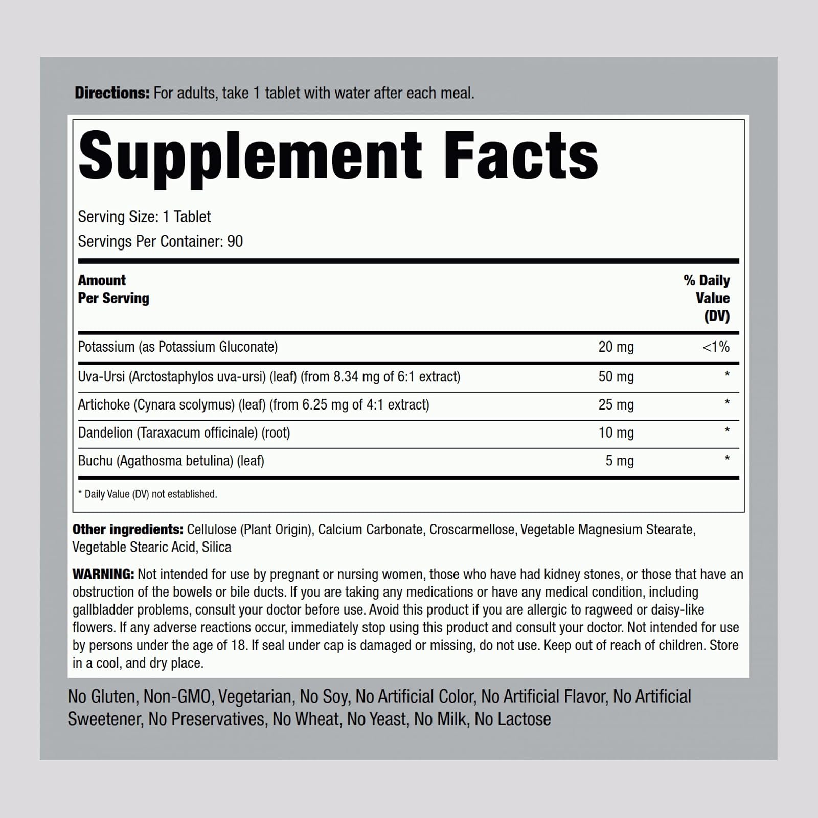 Potassium supplement for hydration