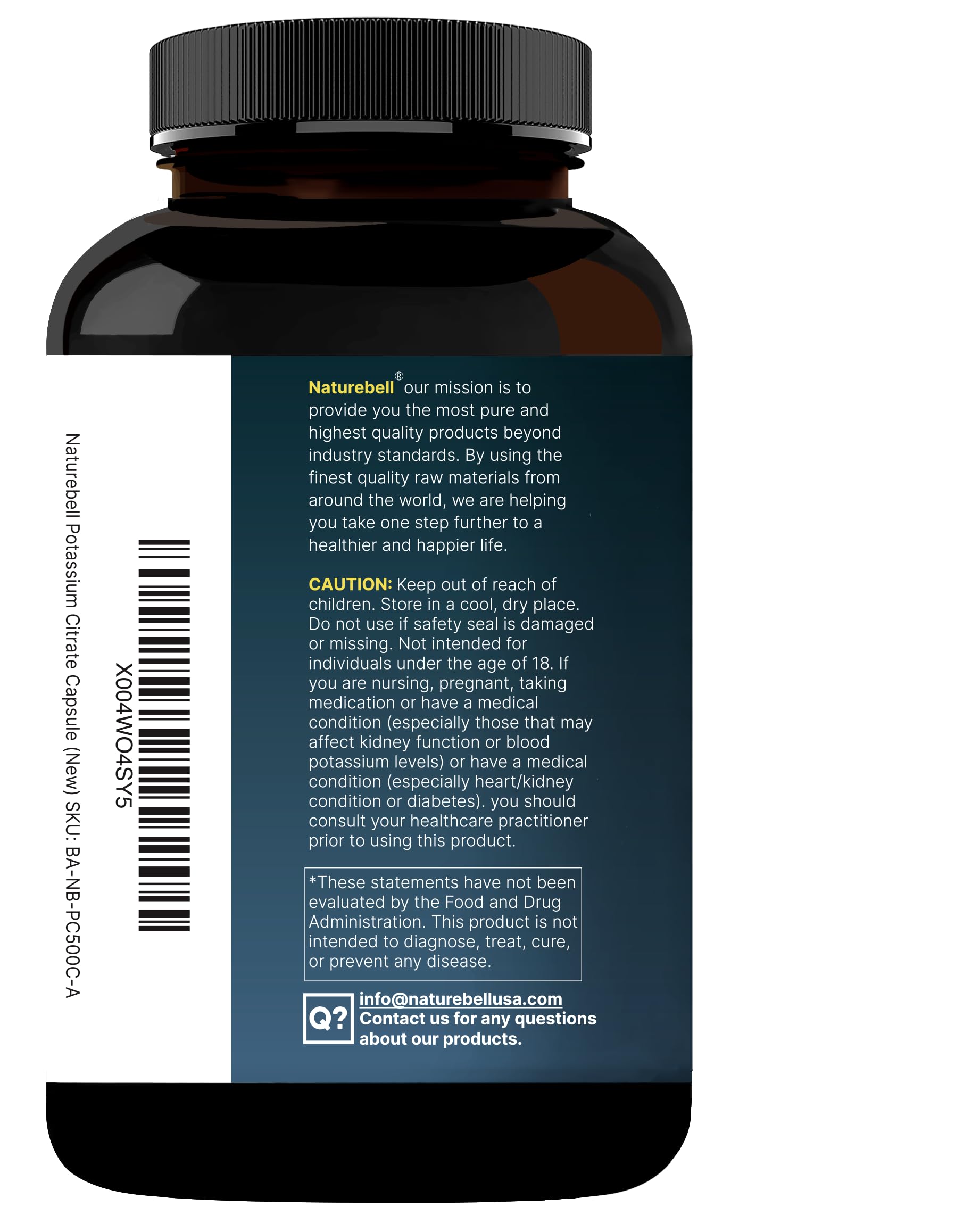 potassium supplement for improved vitality