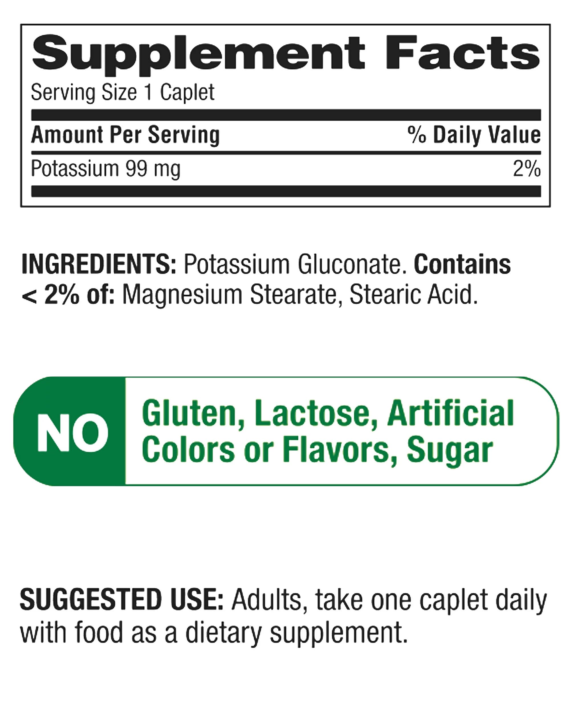 potassium supplement for muscle function