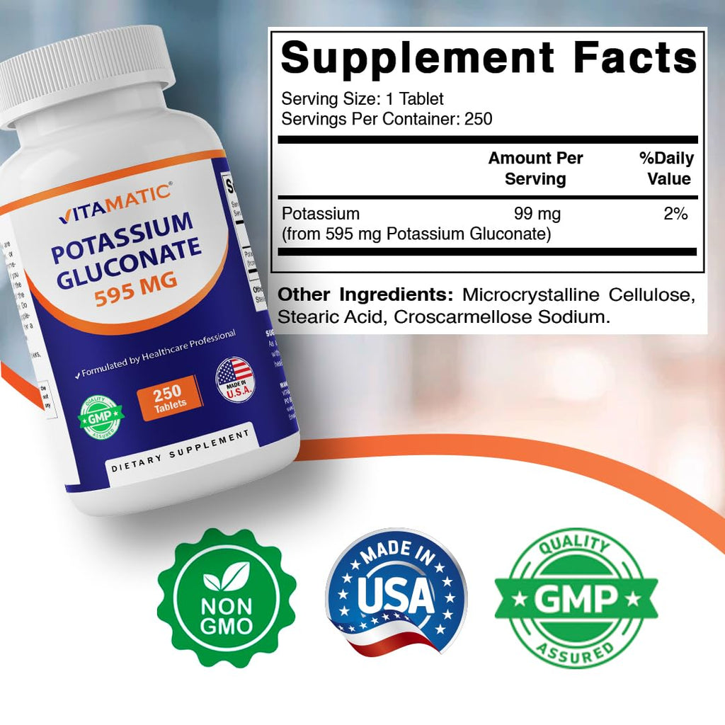 Potassium supplement for muscle health