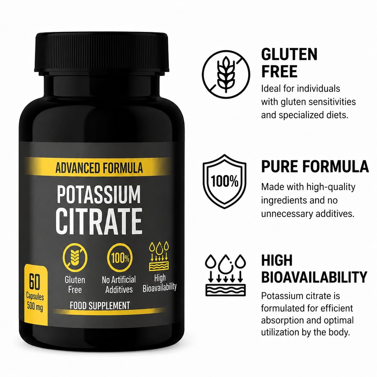 potassium supplement without additives