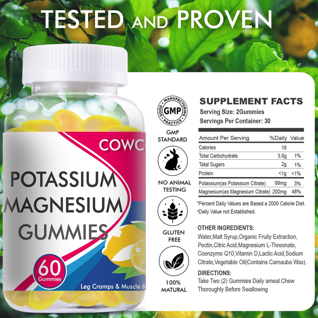 potassium supplements for daily energy
