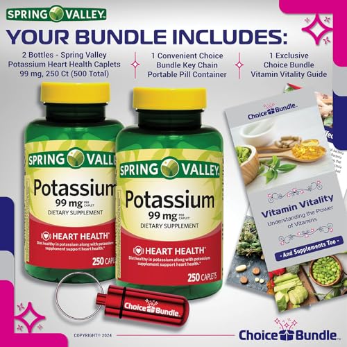 Potassium supplements for maintaining healthy levels