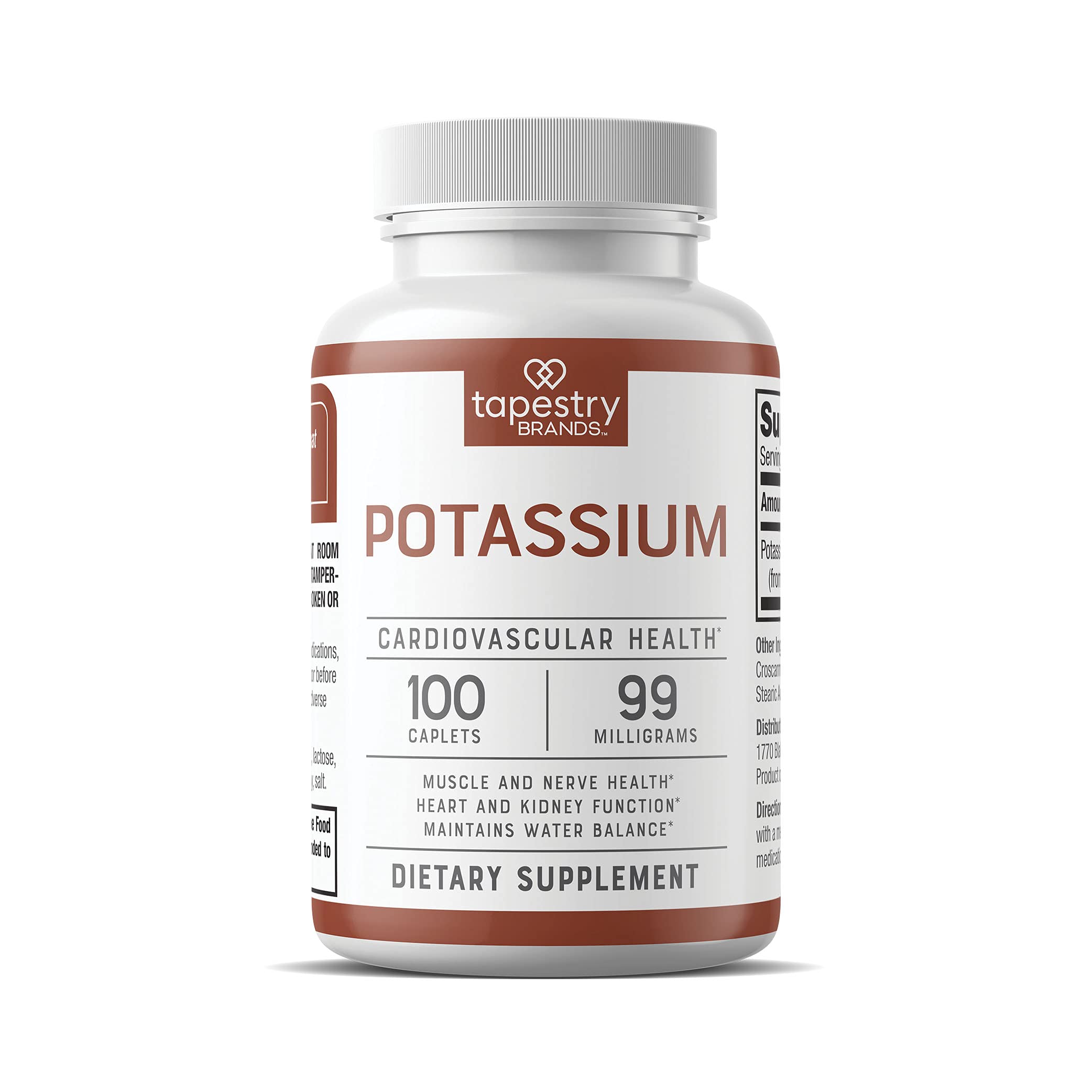 Potassium supplements for muscle health