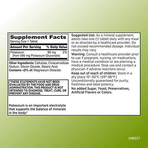 potassium tablets for balanced nutrition