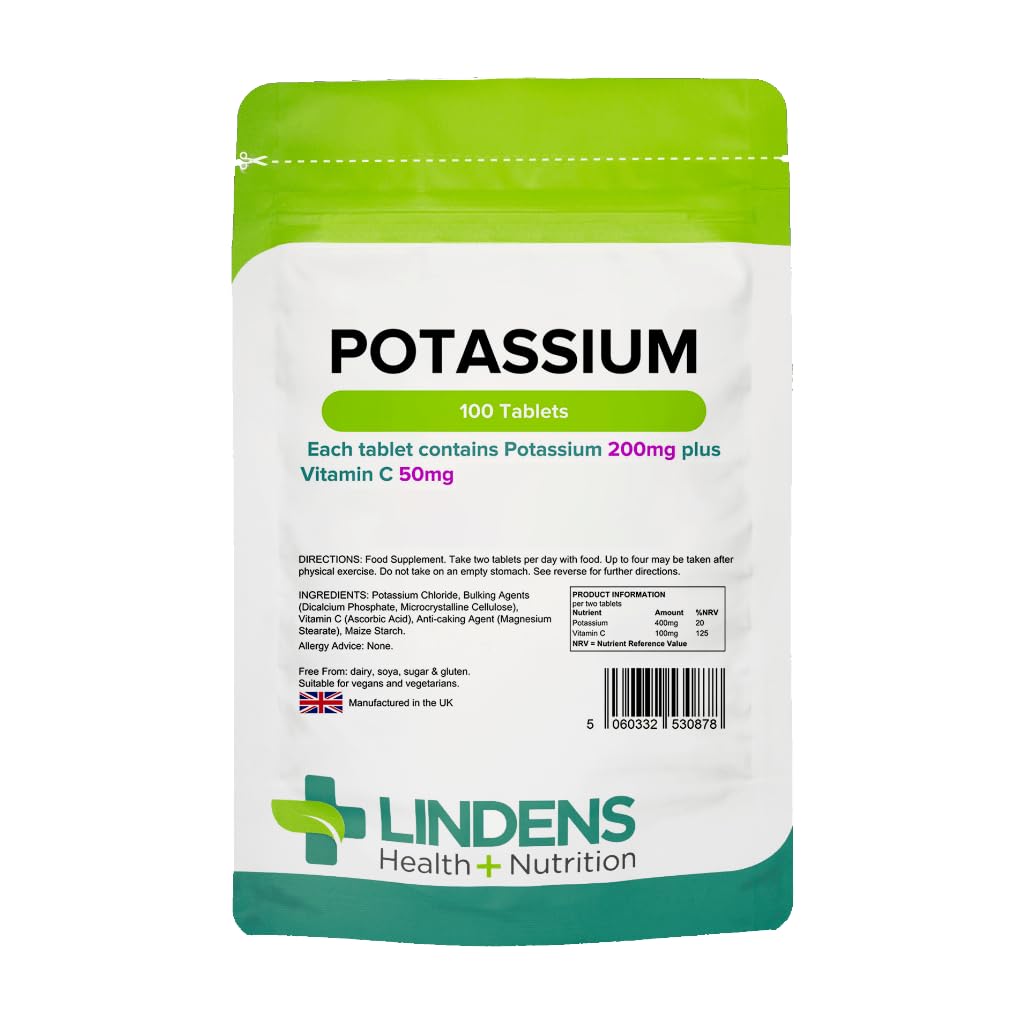 potassium tablets for blood pressure support