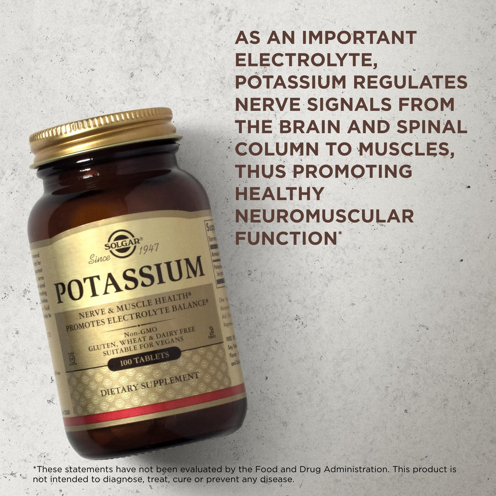 potassium tablets for electrolyte balance