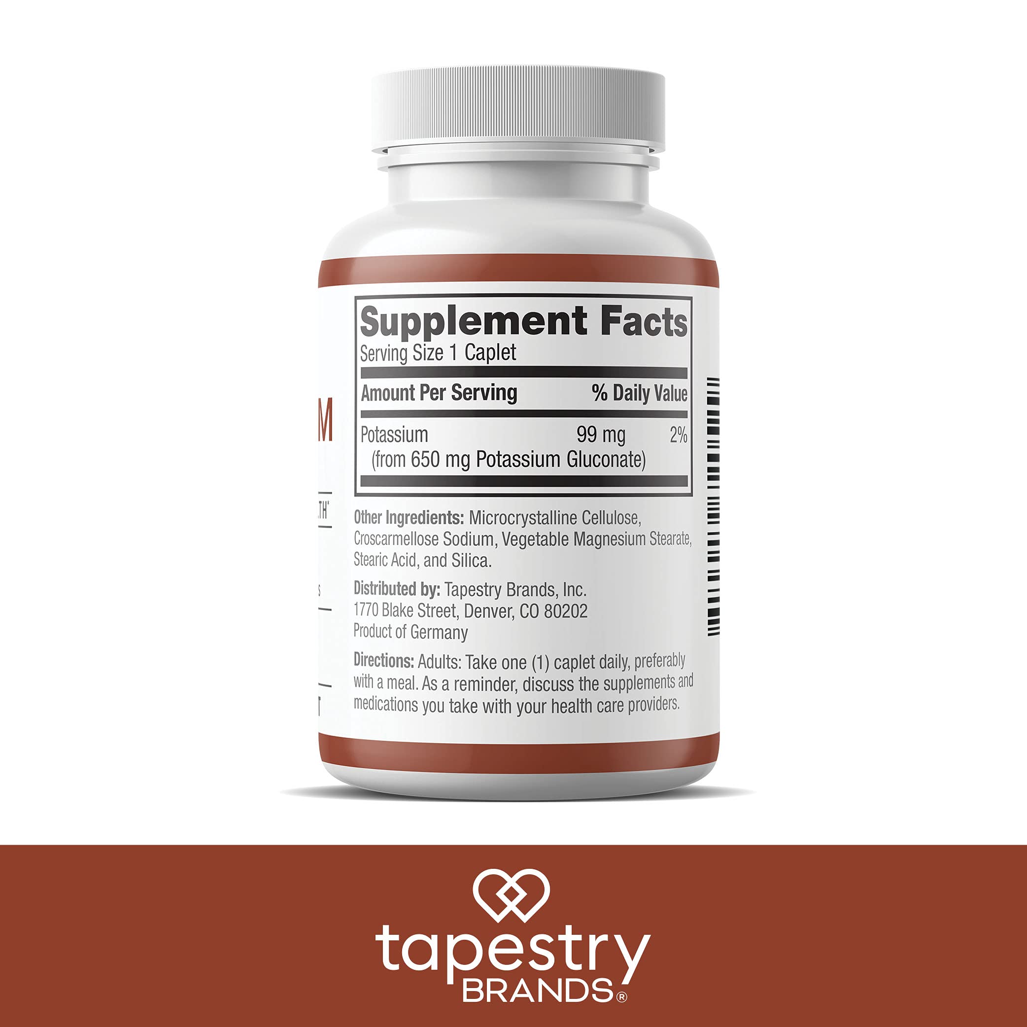 Potassium tablets to boost energy levels