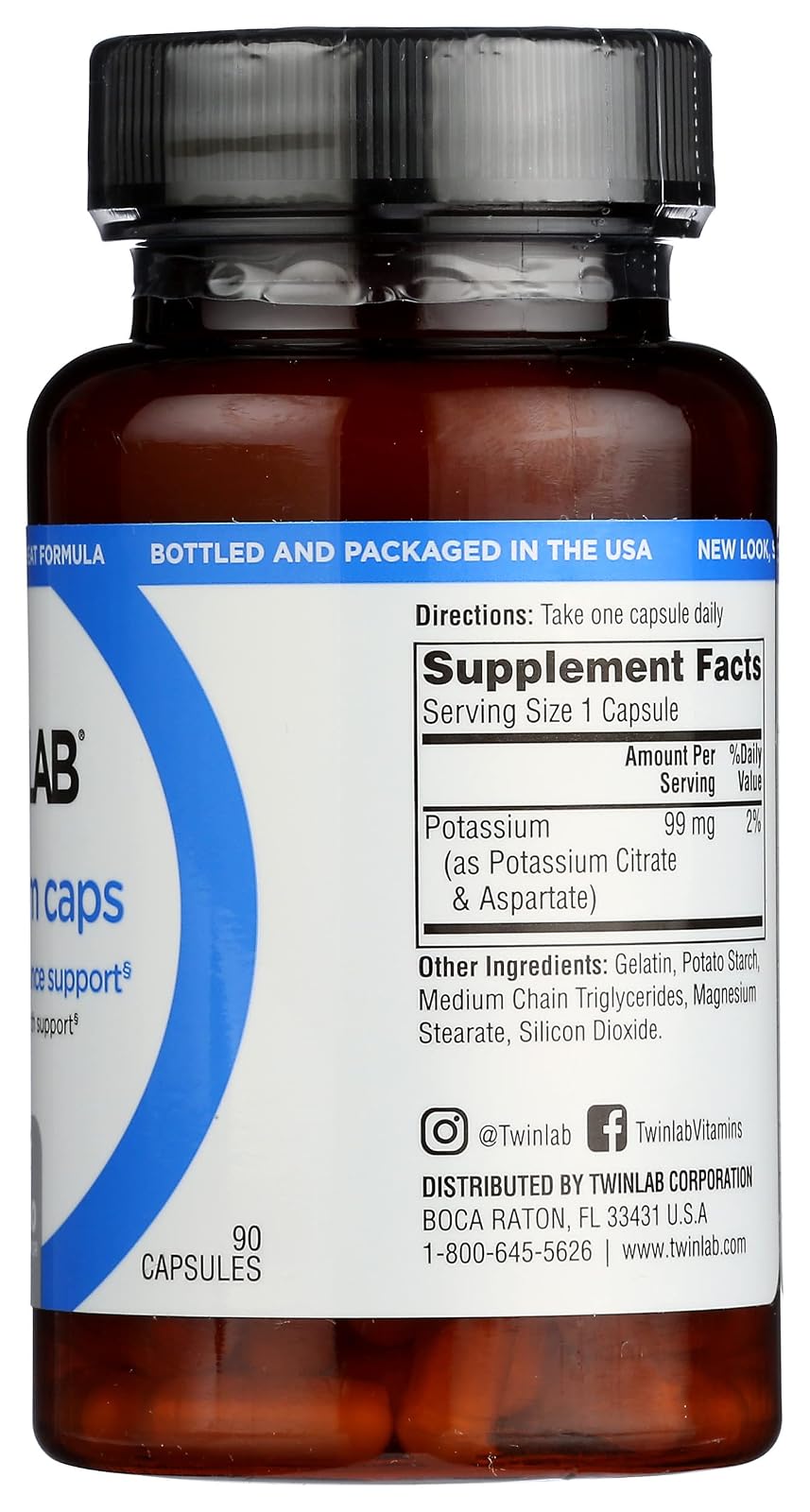 Potassium tablets to reduce muscle cramps