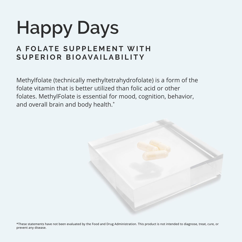 Potent B9 folic acid for stress relief