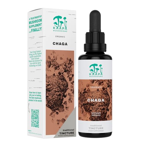 Potent chaga tincture for wellness