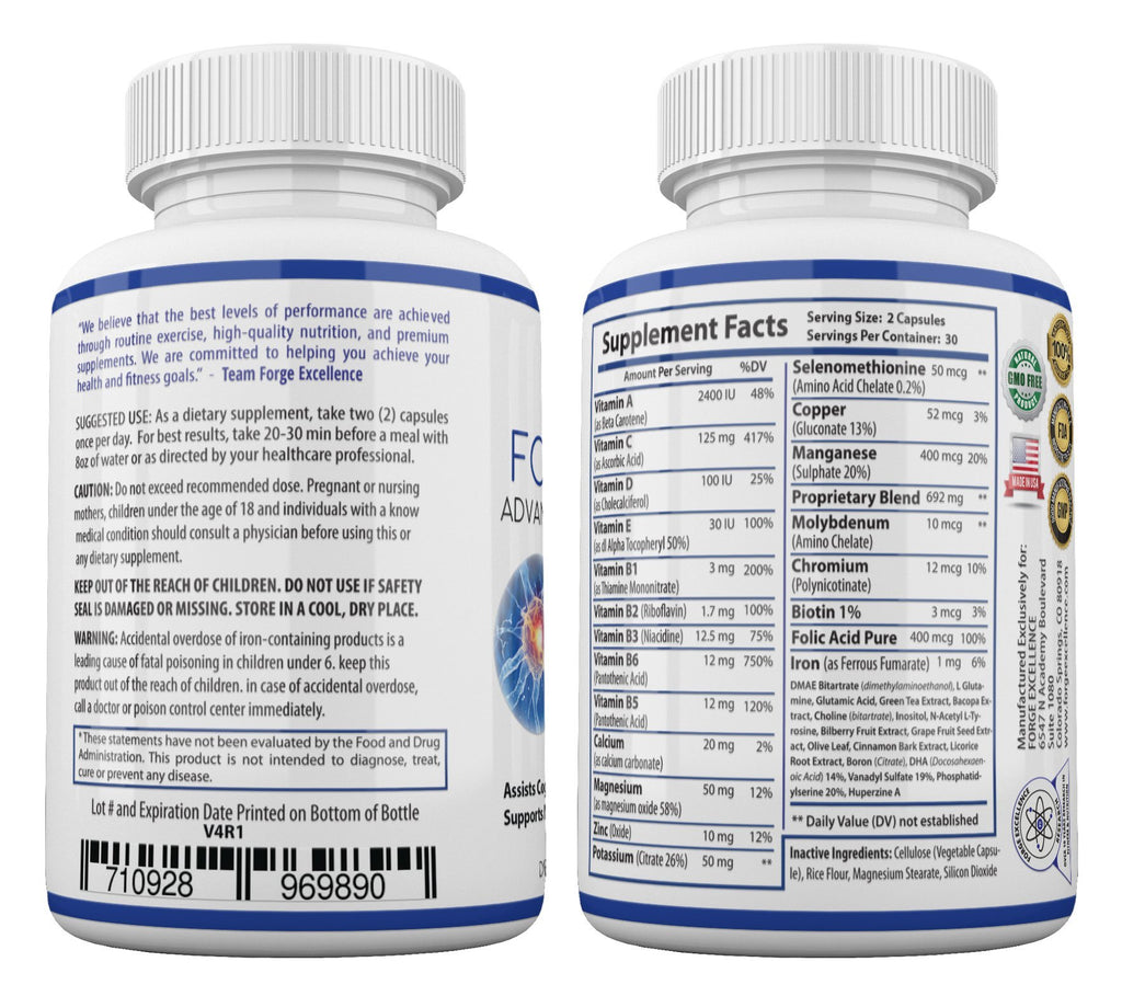 potent DMAE and L-Glutamine blend