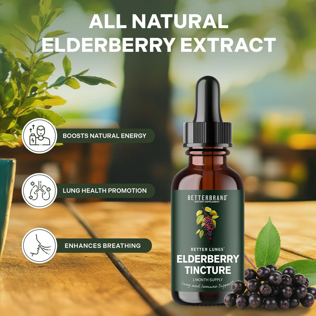 potent elderberry tincture for immune boost