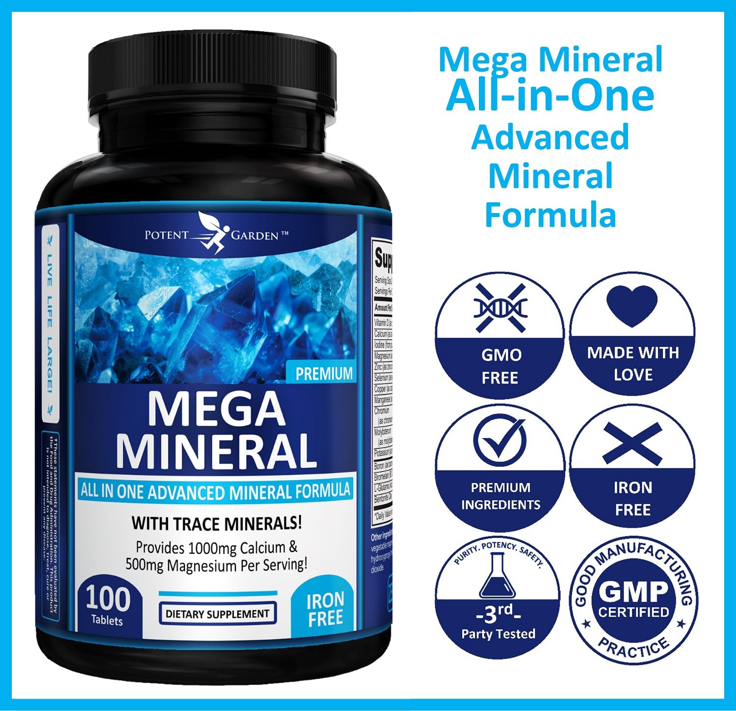 Potent Garden calcium citrate supplement