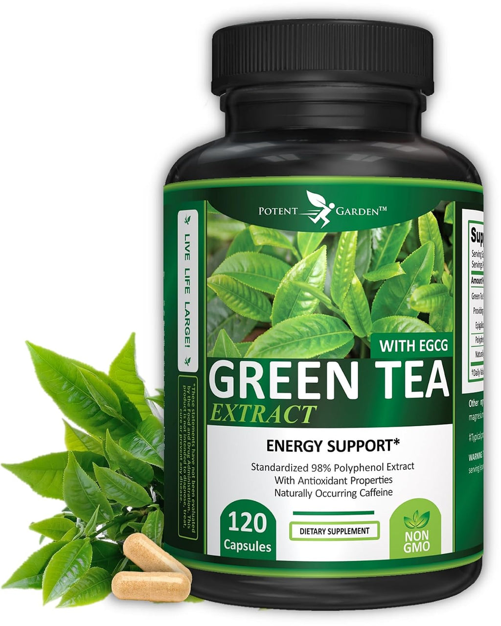 Potent Garden green tea extract capsules