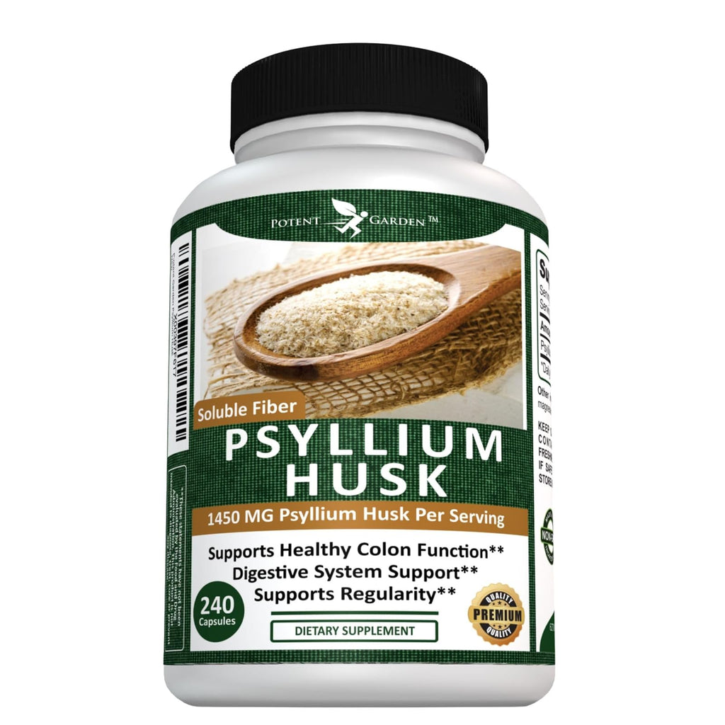 Potent Garden psyllium husk capsules