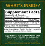 Potent Garden psyllium husk for gut health