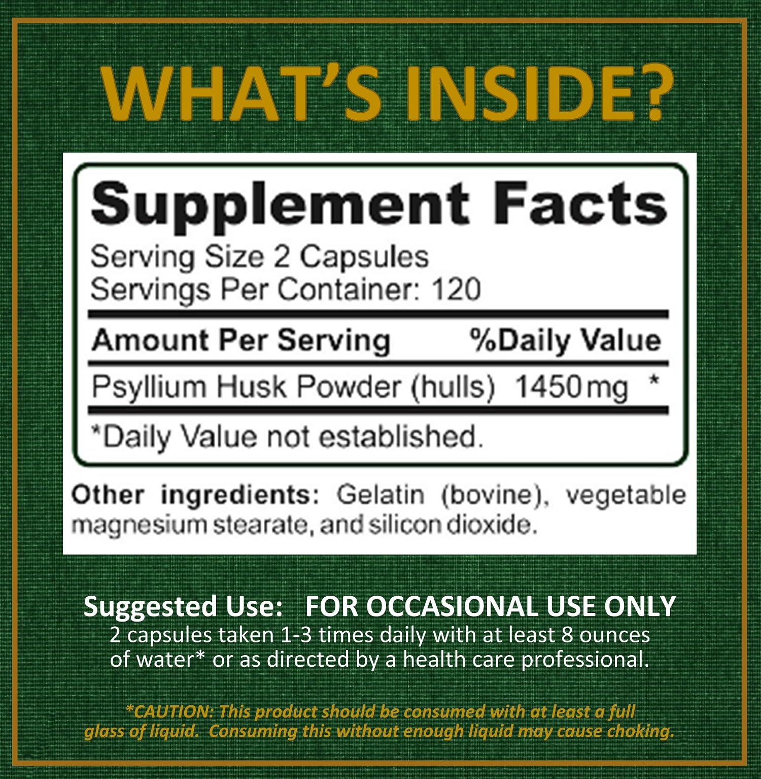 Potent Garden psyllium husk for gut health