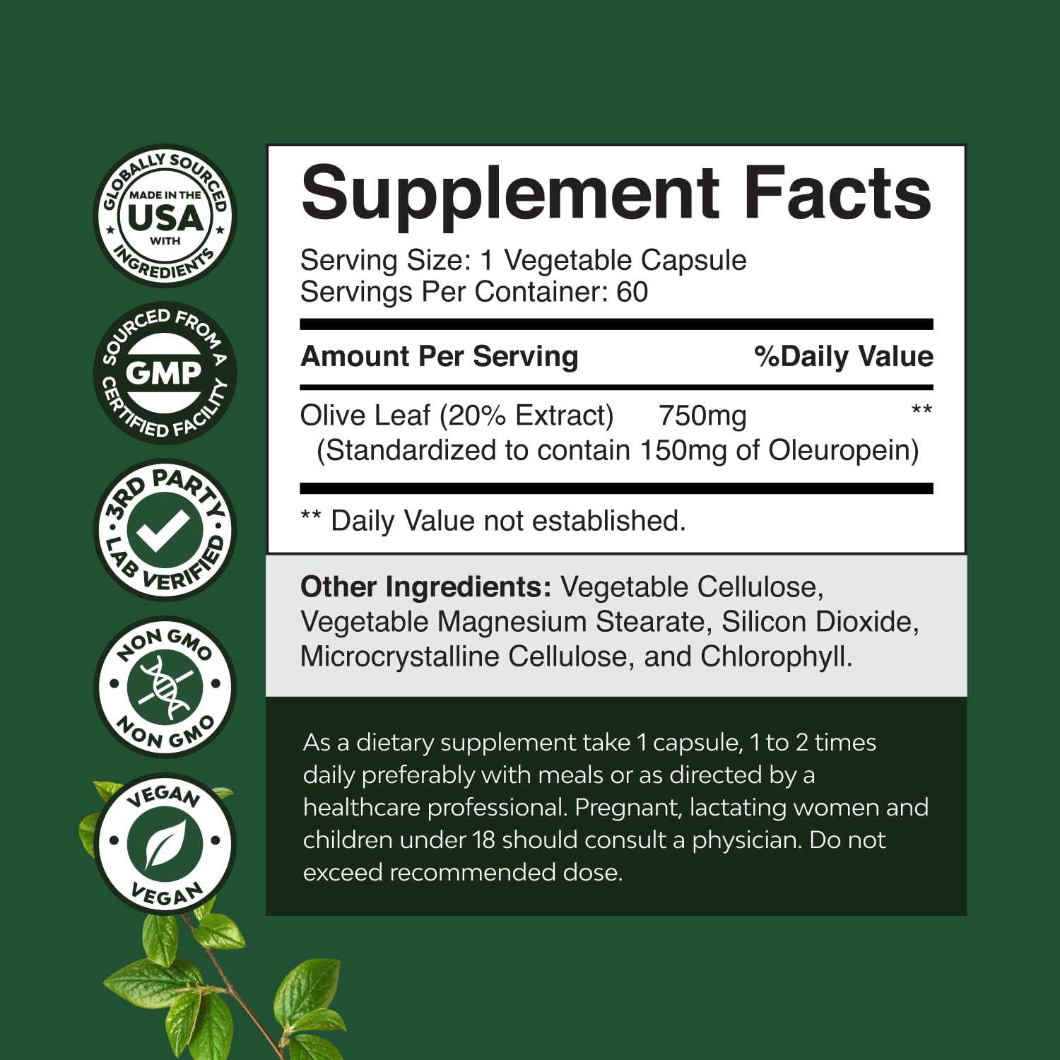 potent olive leaf extract for heart