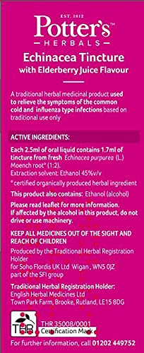 Potters Herbals echinacea for daily health