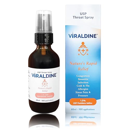 povidone-iodine solution for sore throat