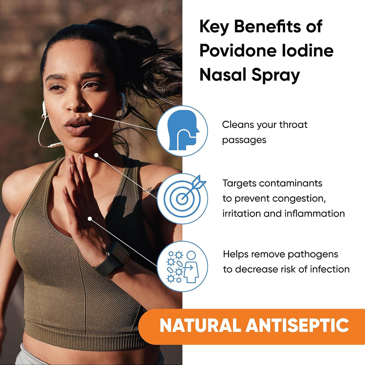 Povidone-Iodine sore throat treatment