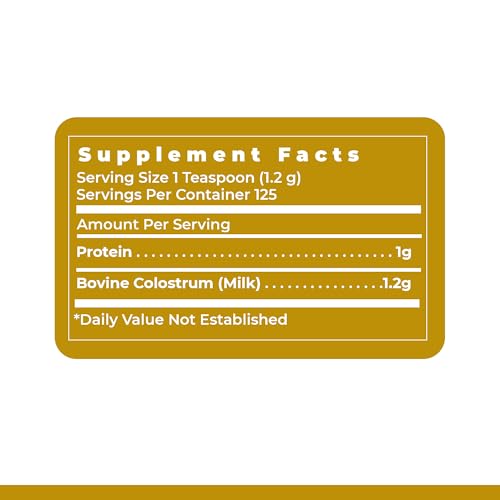 powdered colostrum for enhanced immunity