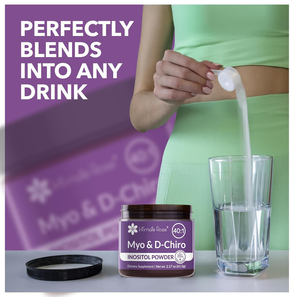 Powdered inositol for better absorption