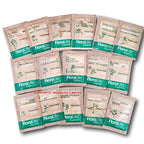 powdered packets for herbal tea