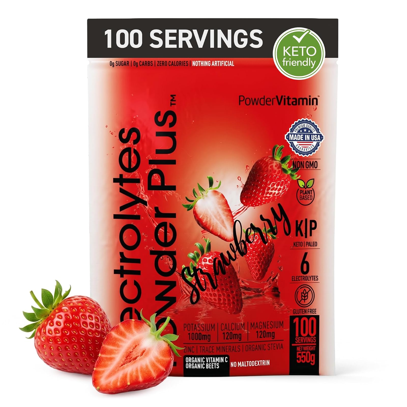 PowderVitamin electrolyte powder for hydration