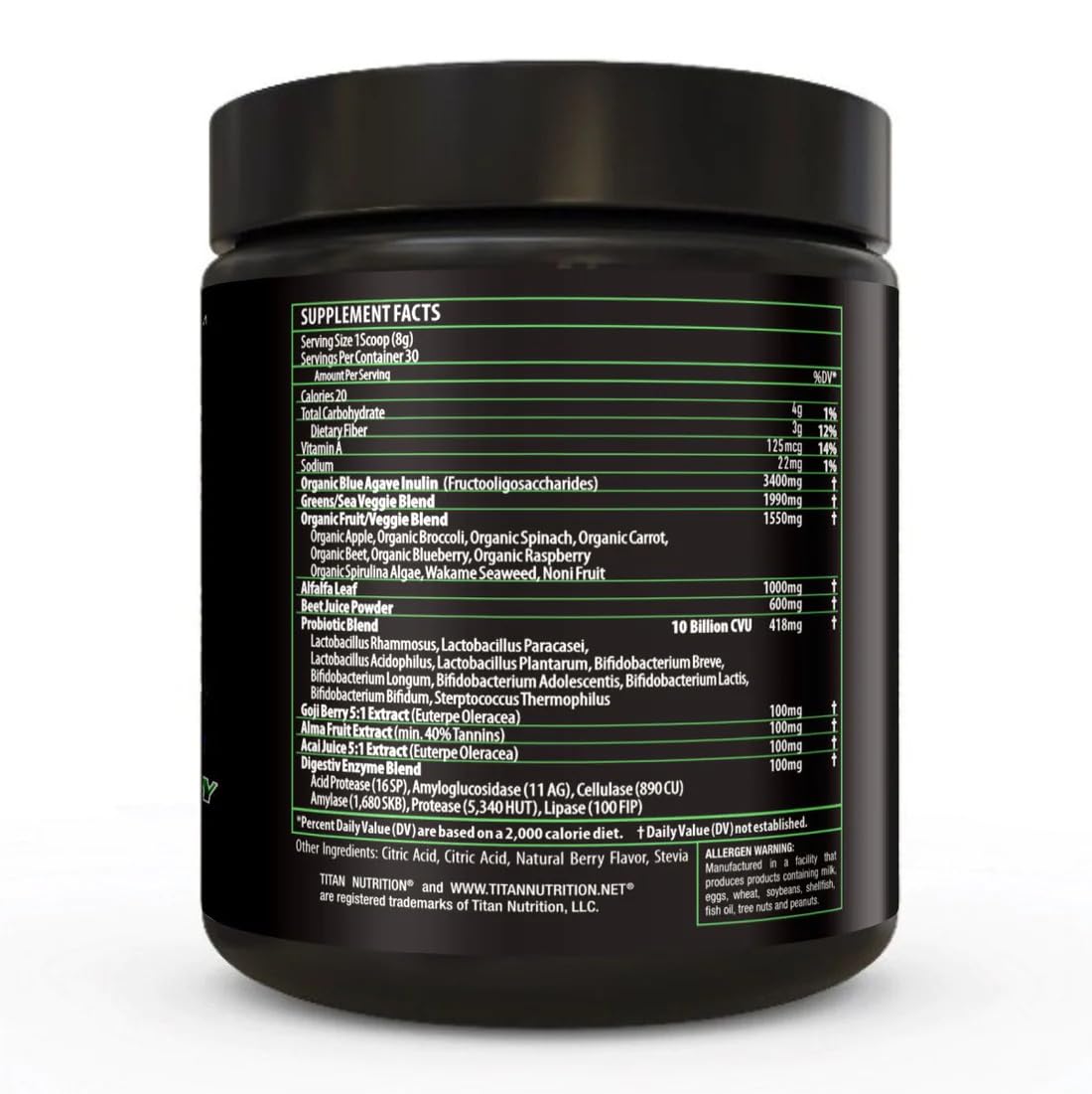 Power Berry vitamin supplement for energy