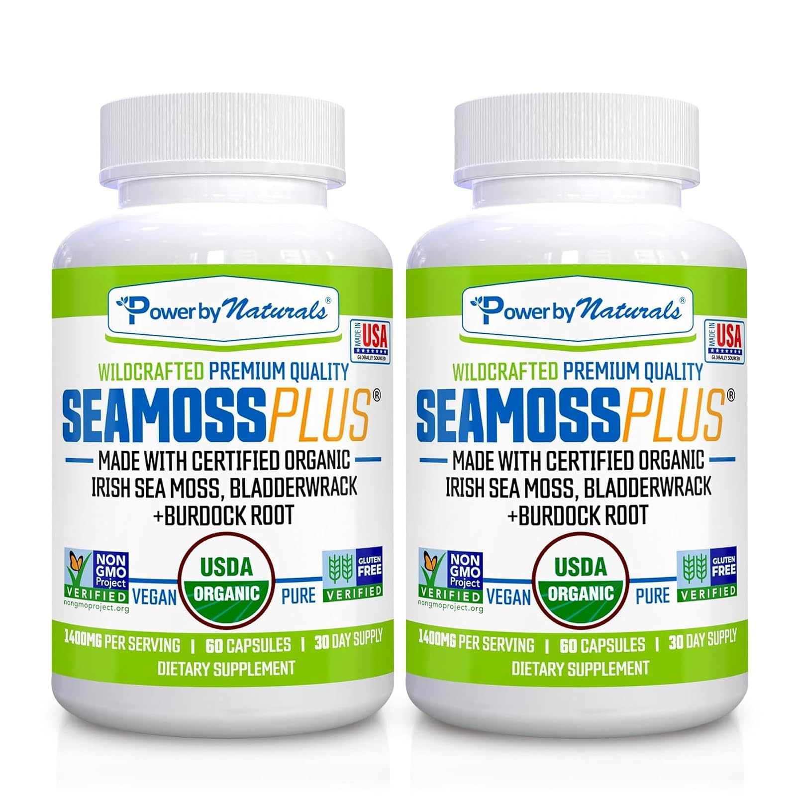 Power By Naturals Sea Moss Plus capsules