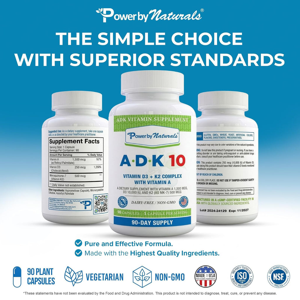 Power By Naturals vitamin D3 for immunity
