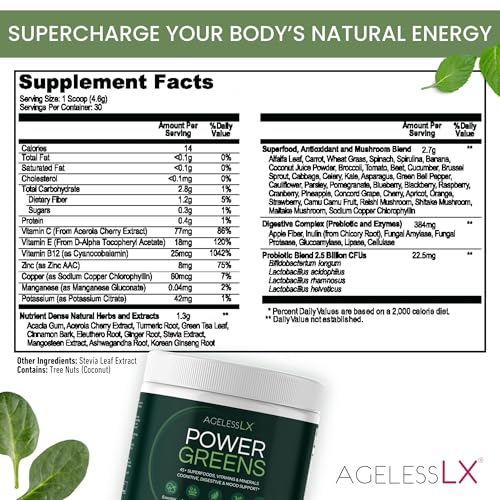power greens with prebiotic fiber