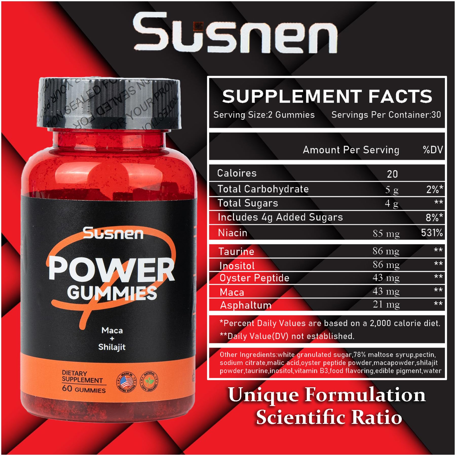 Power Gummies for men's health