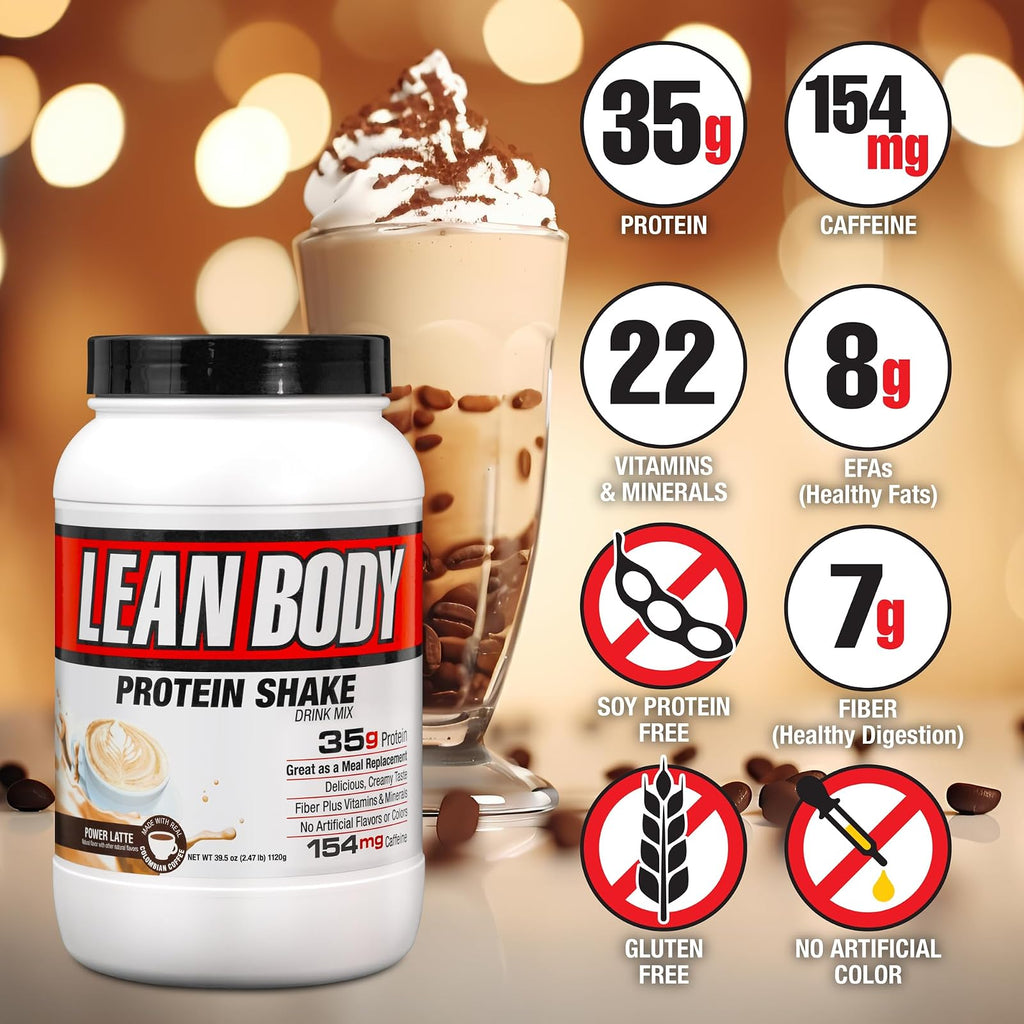 Power Latte whey protein supplement