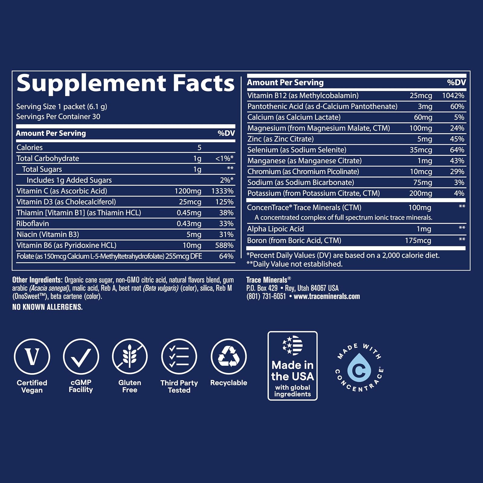 Power Pak electrolytes for post-workout recovery
