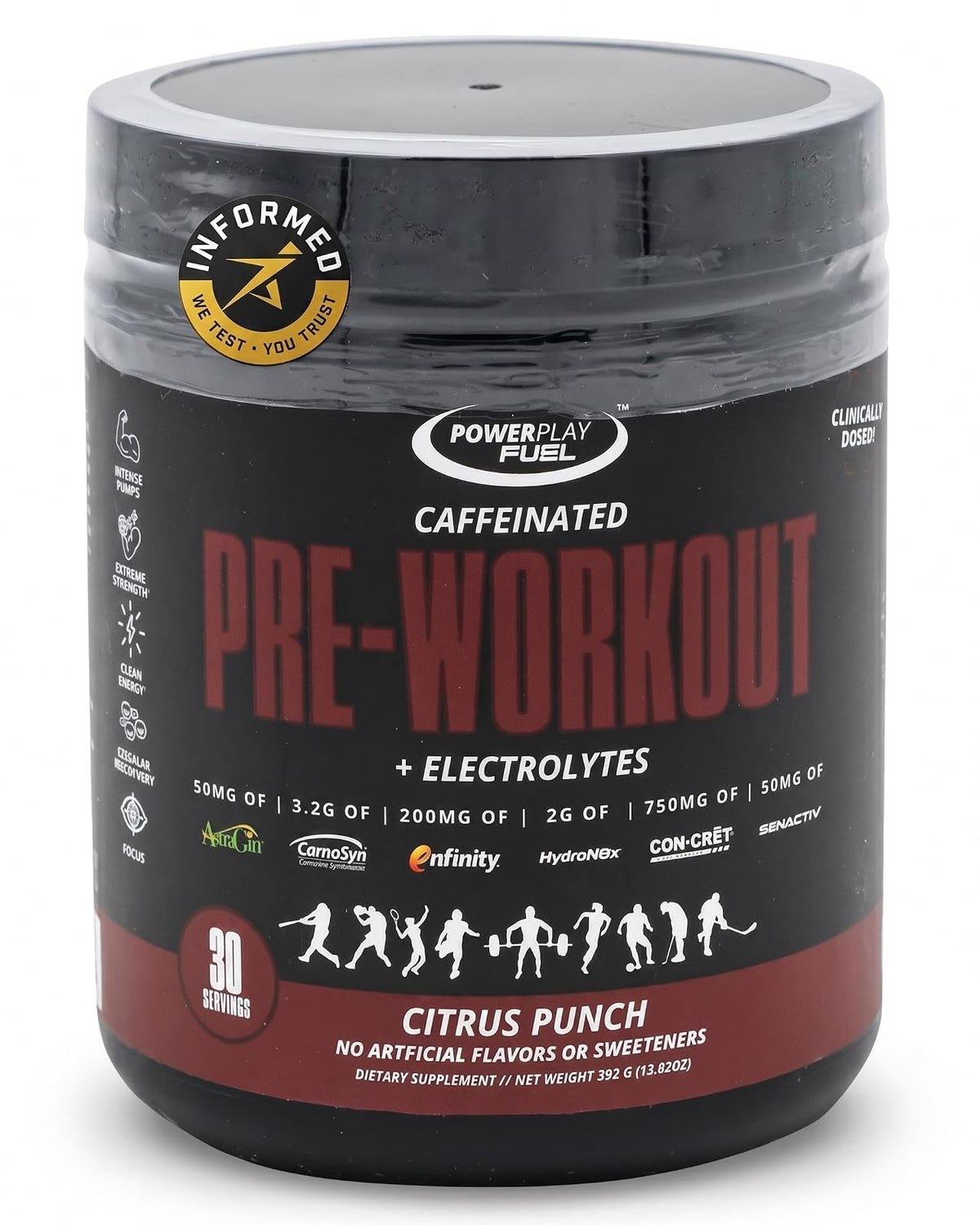 POWER PLAY FUEL pre workout powder