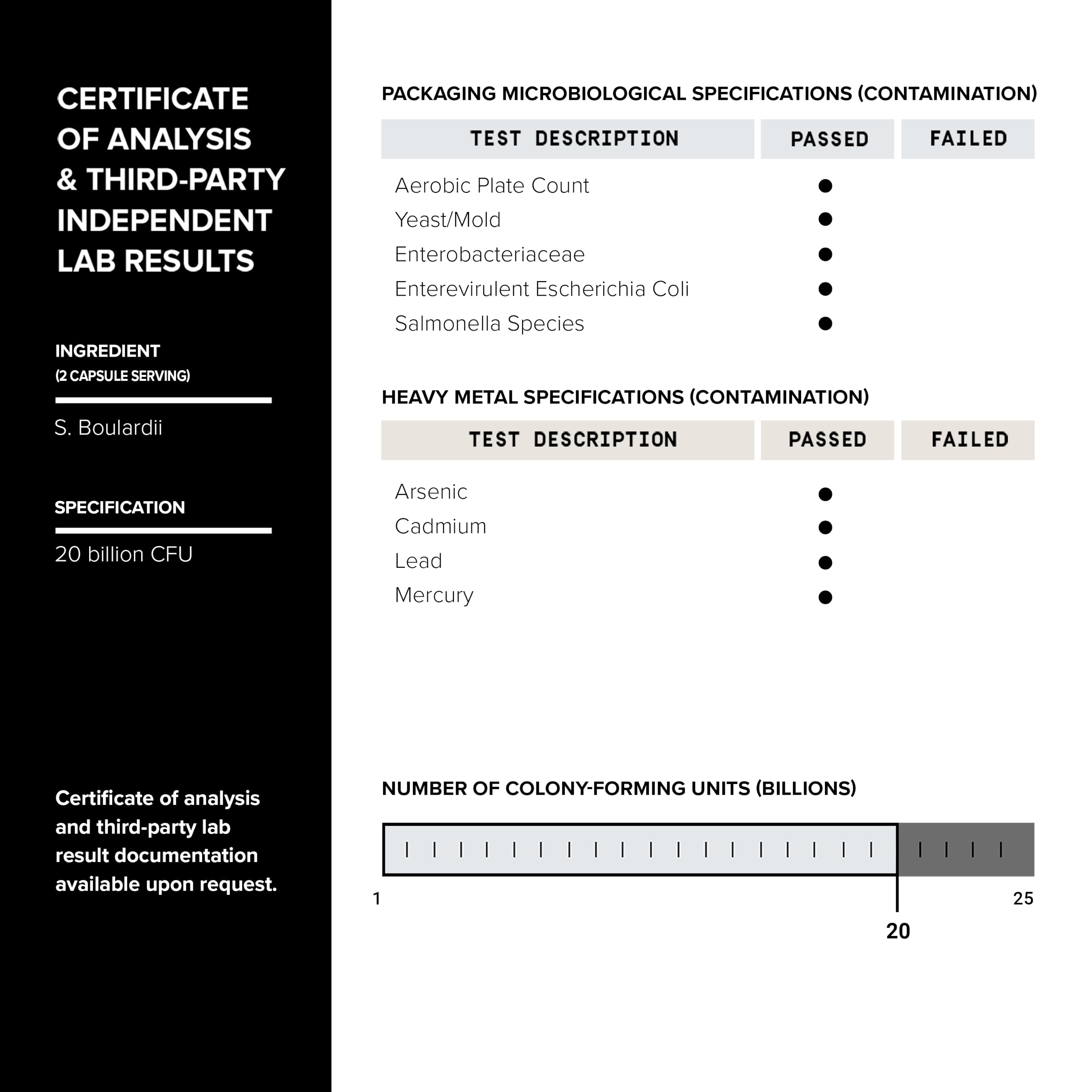 powerful 1000mg probiotic serving