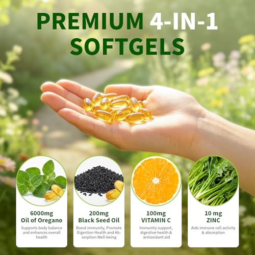 powerful antioxidant oregano oil capsules