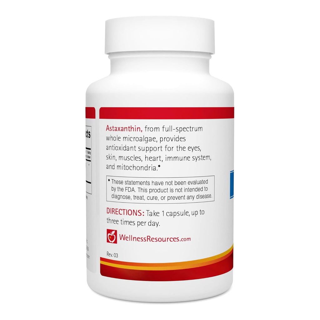 powerful antioxidant support with Astaxanthin