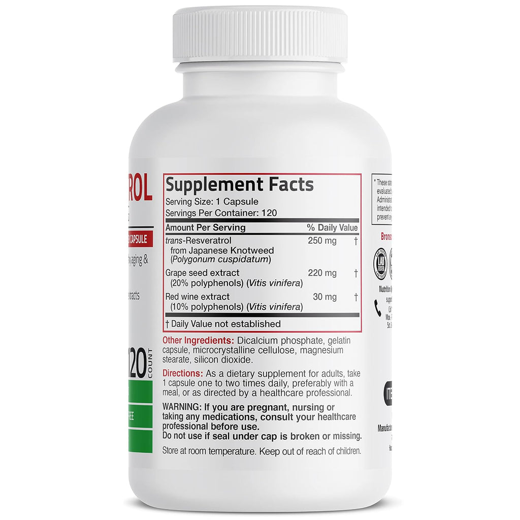 powerful antioxidant support with resveratrol