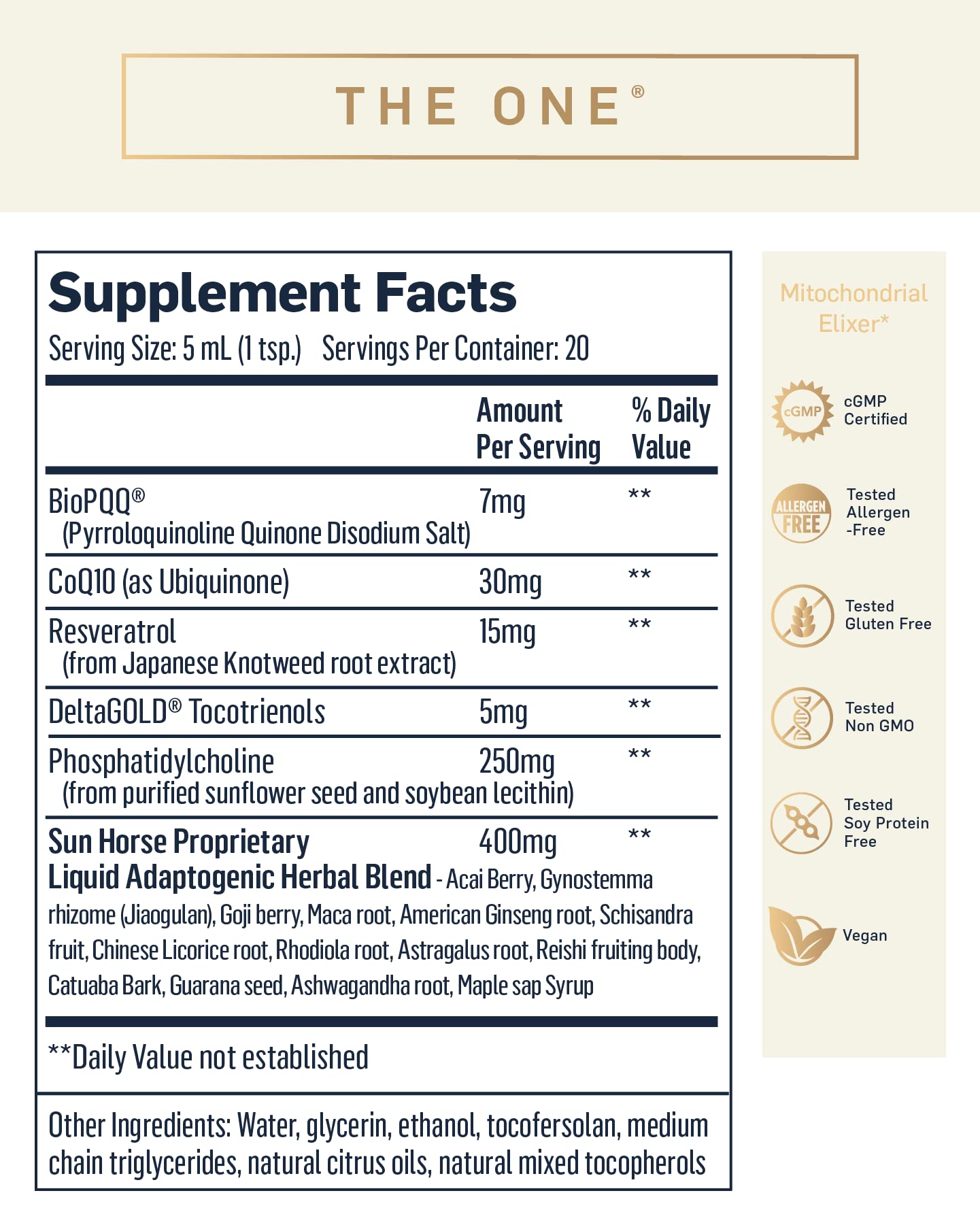 powerful antioxidants in mitochondrial elixir