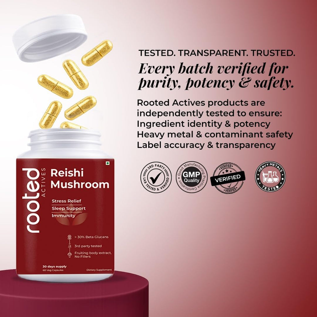 powerful antioxidants in reishi mushroom extract