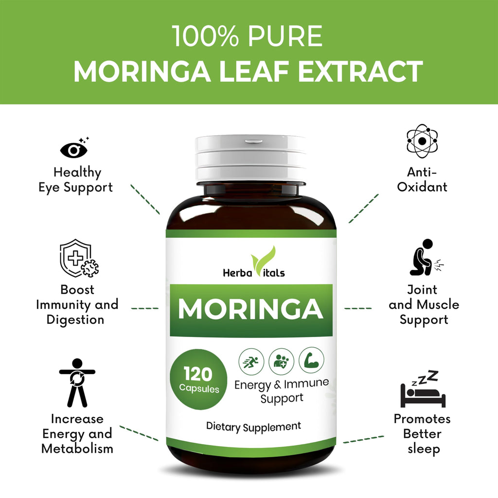 Powerful moringa supplement for energy